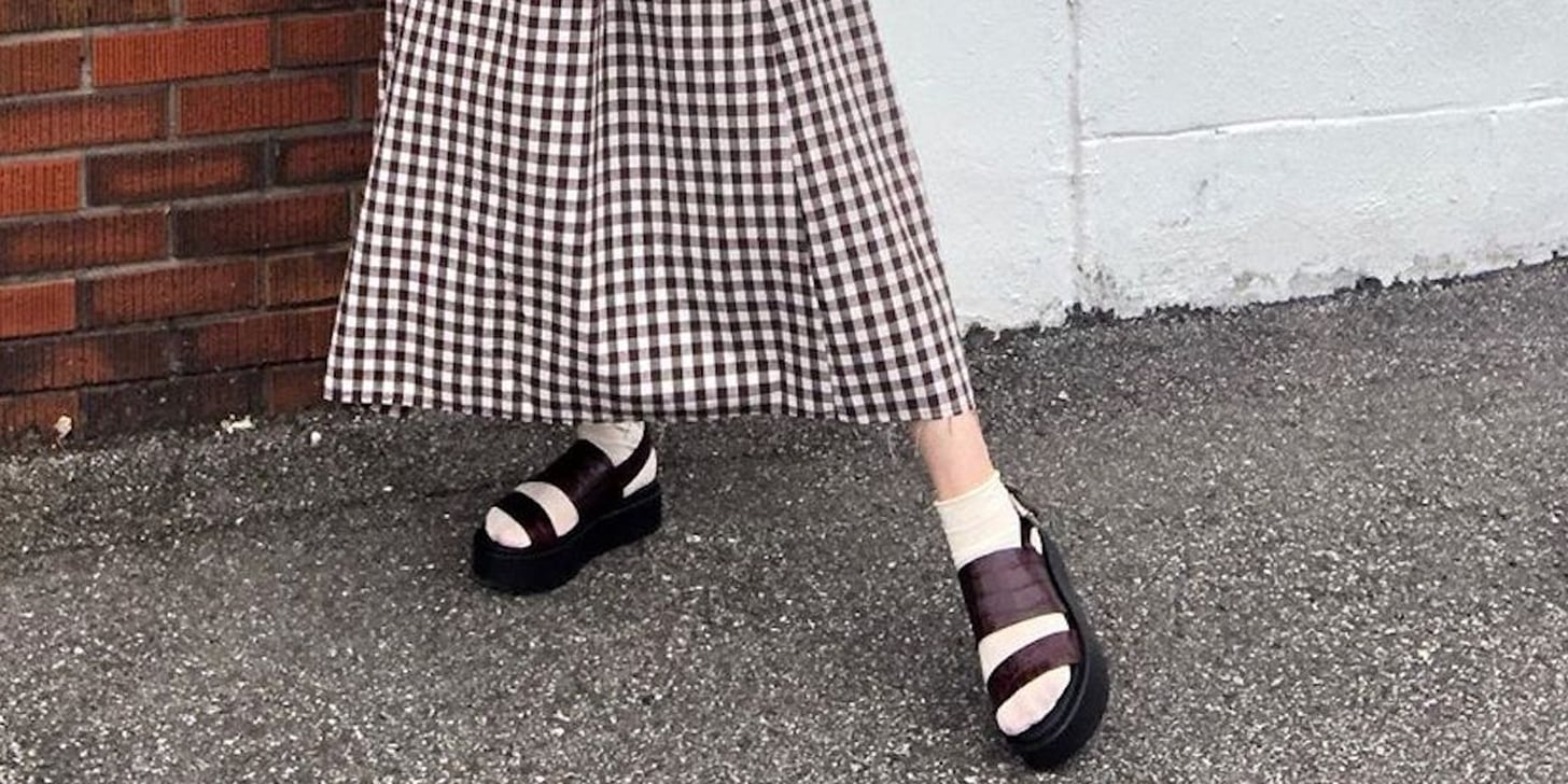 12 Ways to Style Sandals With Socks This Fall | PS Fashion