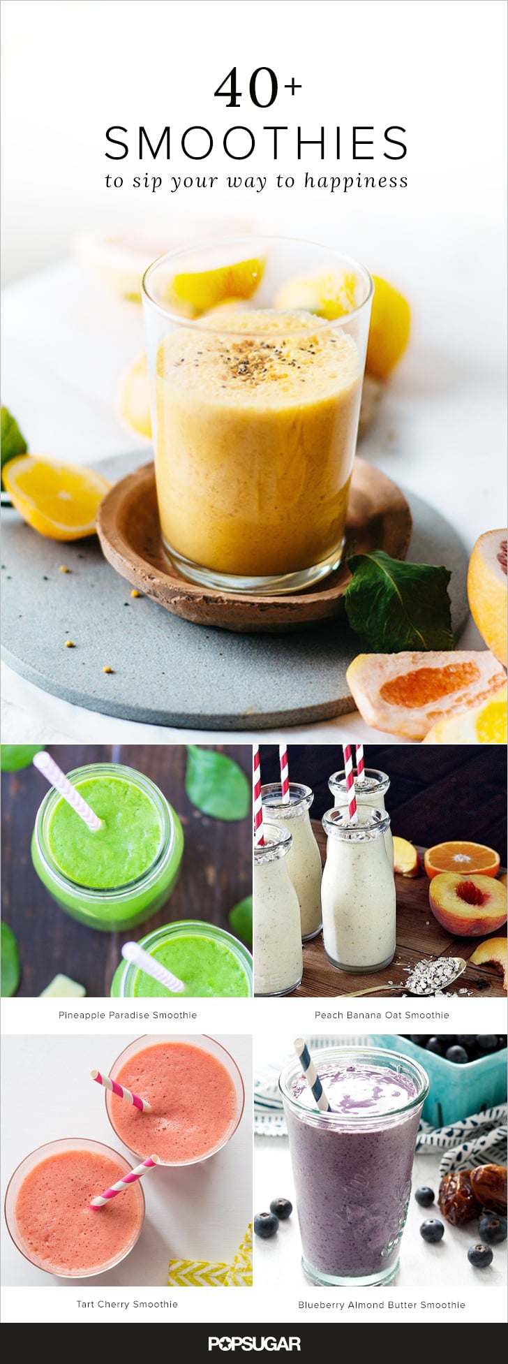 Smoothie Recipes | POPSUGAR Food