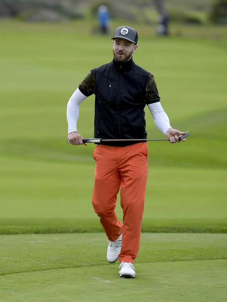 Justin Timberlake at the Pebble Beach Pro-Am 2017 | Pictures | POPSUGAR ...