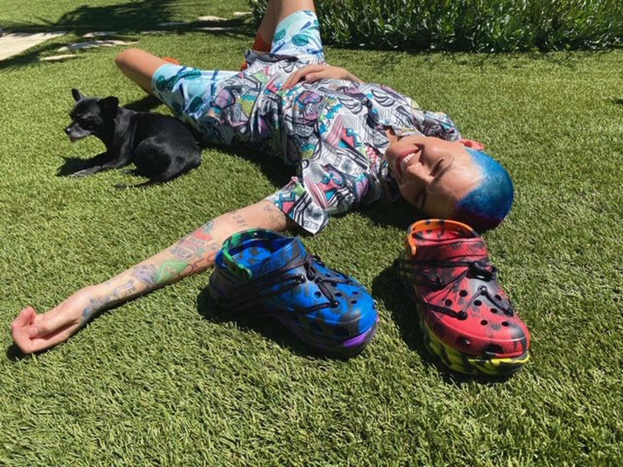 See Crocs and Ruby Rose's Rainbow Shoes For Pride 2020 | PS Fashion