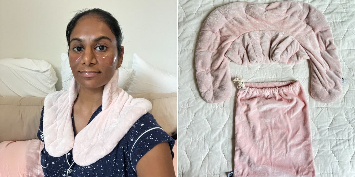 PS Weighted Hot & Cold Neck Wrap Pillow Review | PS Self-Care