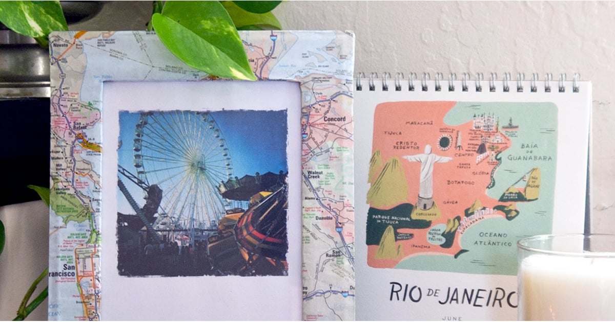 DIY Map Frame | POPSUGAR Smart Living