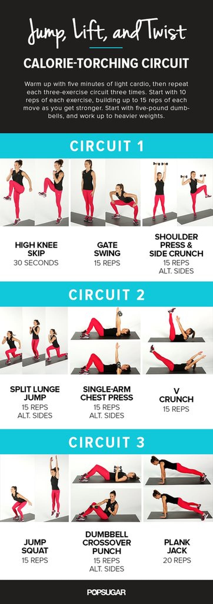 Printable Cardio Workouts | PS Fitness