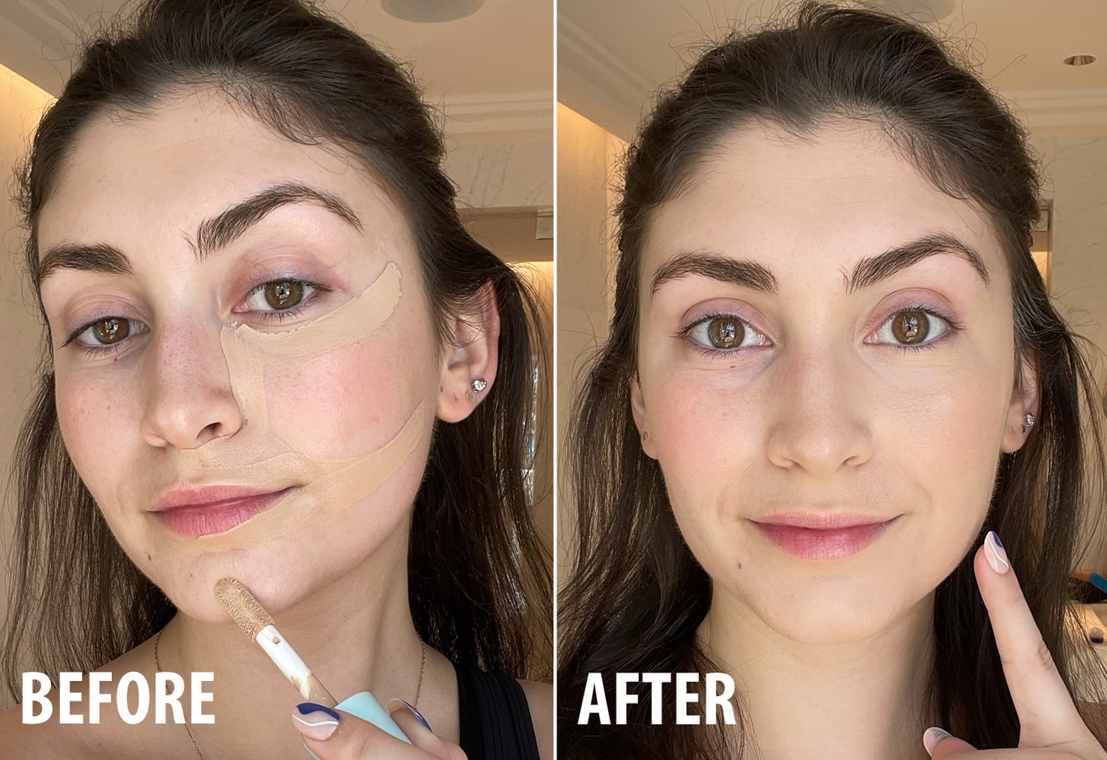 TikTok's Tracing Concealer Hack With Photos | PS Beauty