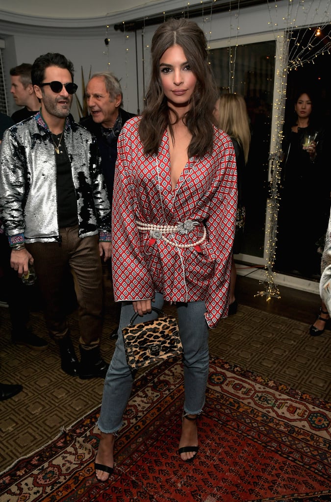 Emily Ratajkowski's Pearl Belt | POPSUGAR Fashion