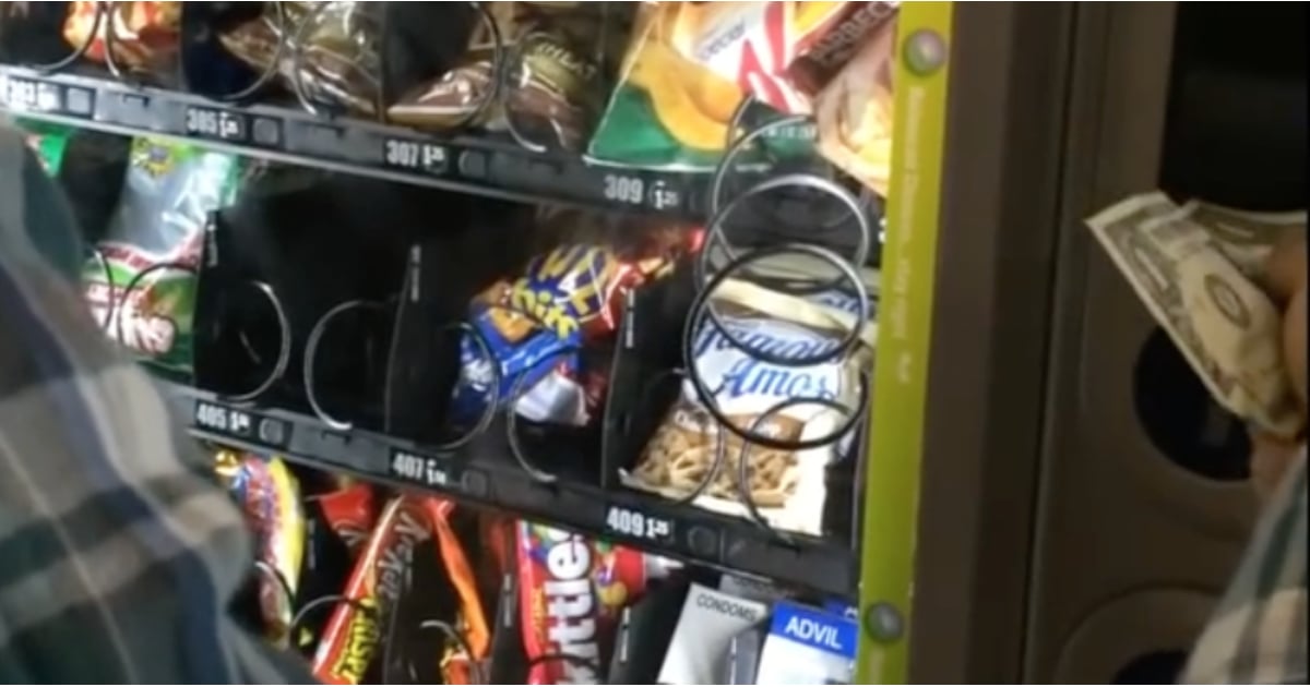 College Students Get Stuck Chips Out of Vending Machine | POPSUGAR Food