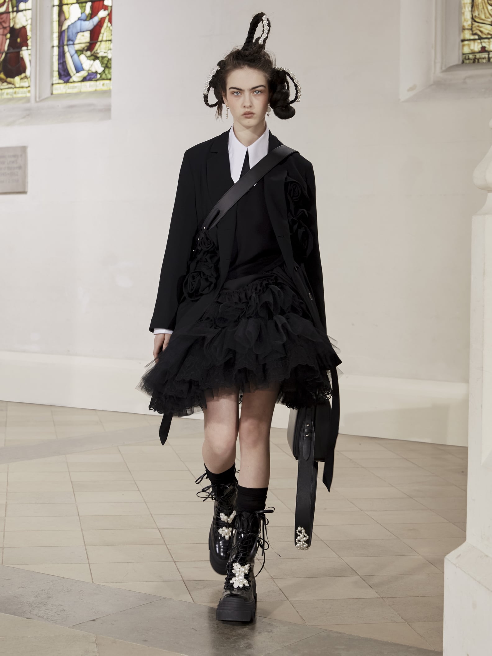 Simone Rocha Fall 2021 Features Patchwork and Regencycore | PS Fashion