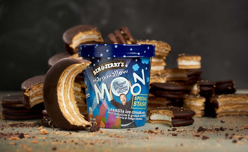 Ben and Jerry's Jimmy Fallon Marshmallow Moon Ice Cream | PS Food