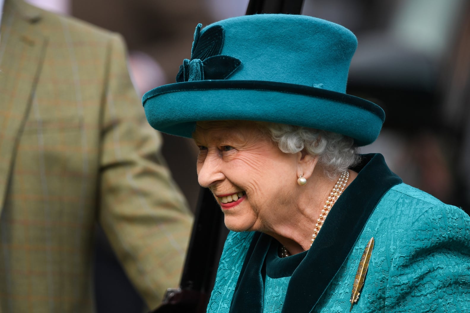 Queen Elizabeth II Smiling Pictures | POPSUGAR Celebrity