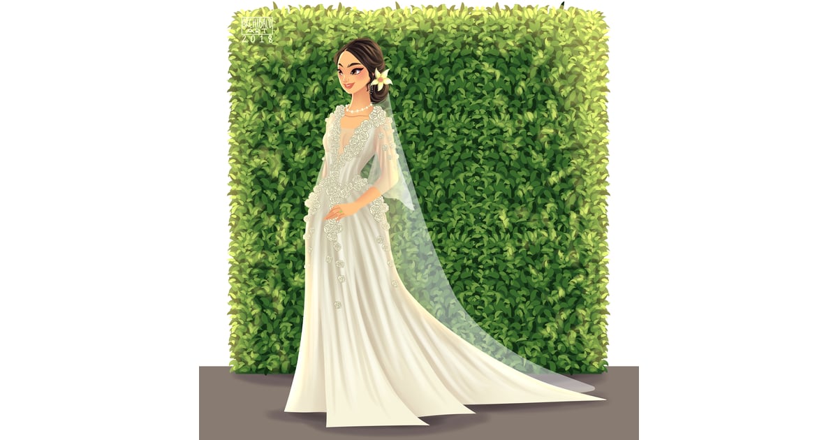 Mulan as a Bride | Best Disney Princess Fan Art | POPSUGAR Love UK Photo 47