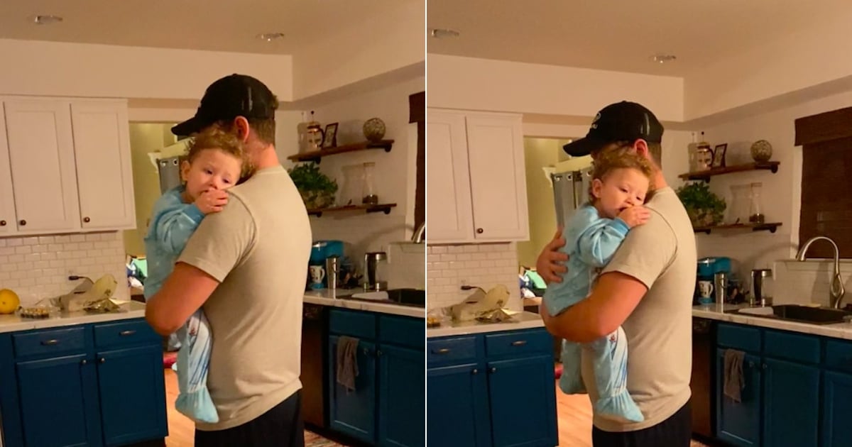 Video of Dad Slow-Dancing With His Daughter Before Bed | POPSUGAR Family