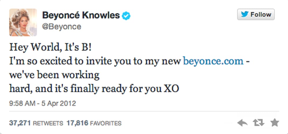 Celebrities' First Tweets | PS Celebrity