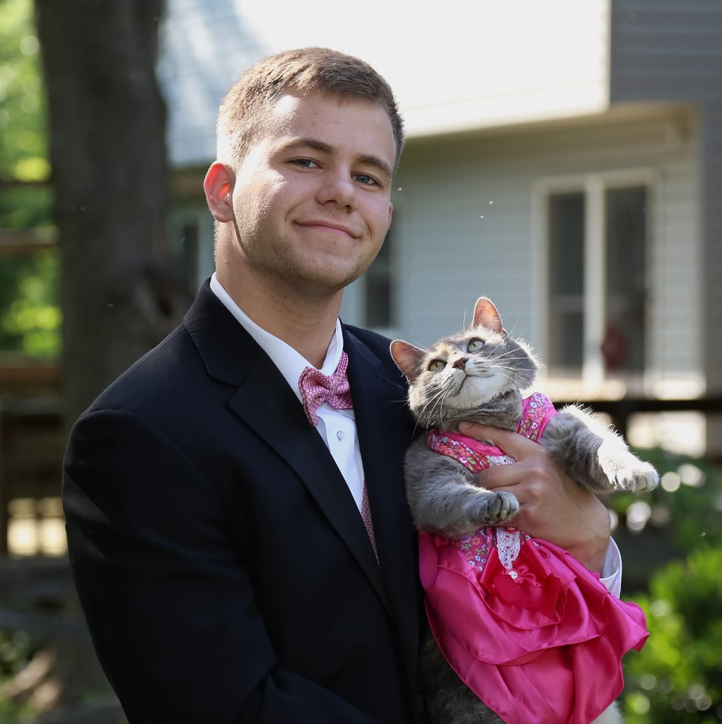 Teen Takes His Cat to Prom | POPSUGAR Pets