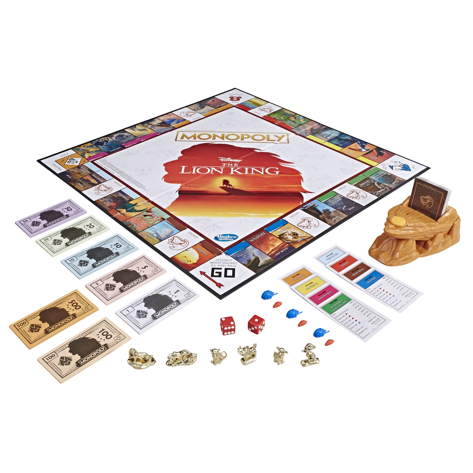 Shop Hasbro's Lion King Monopoly Game Board | PS Family