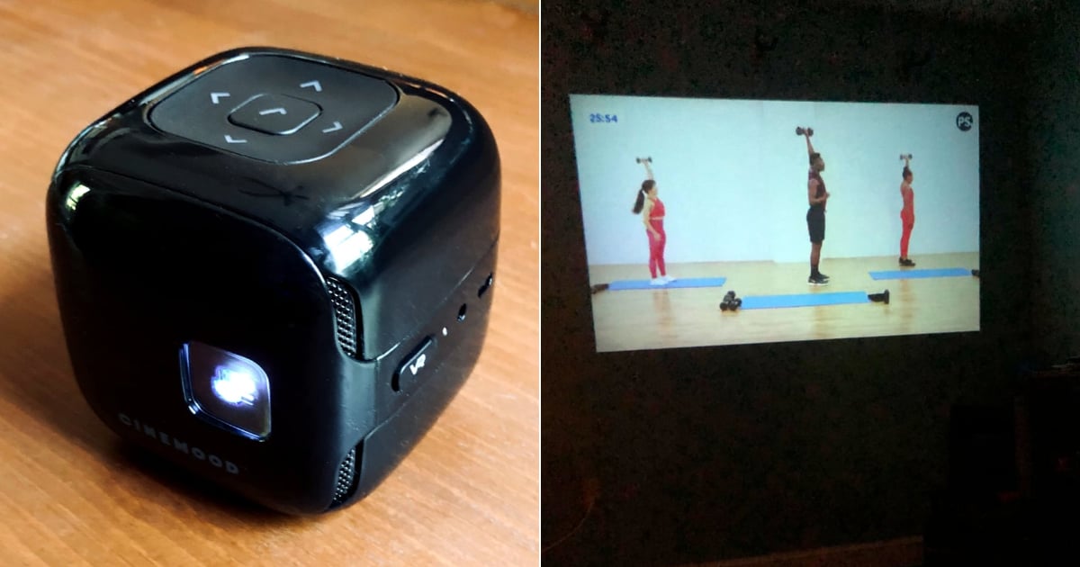 Cinemood Portable Projector Is Great For At-Home Workouts | POPSUGAR ...