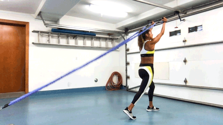 Overhead Triceps Extension | Tone It Up Toning Ropes Workout | POPSUGAR ...