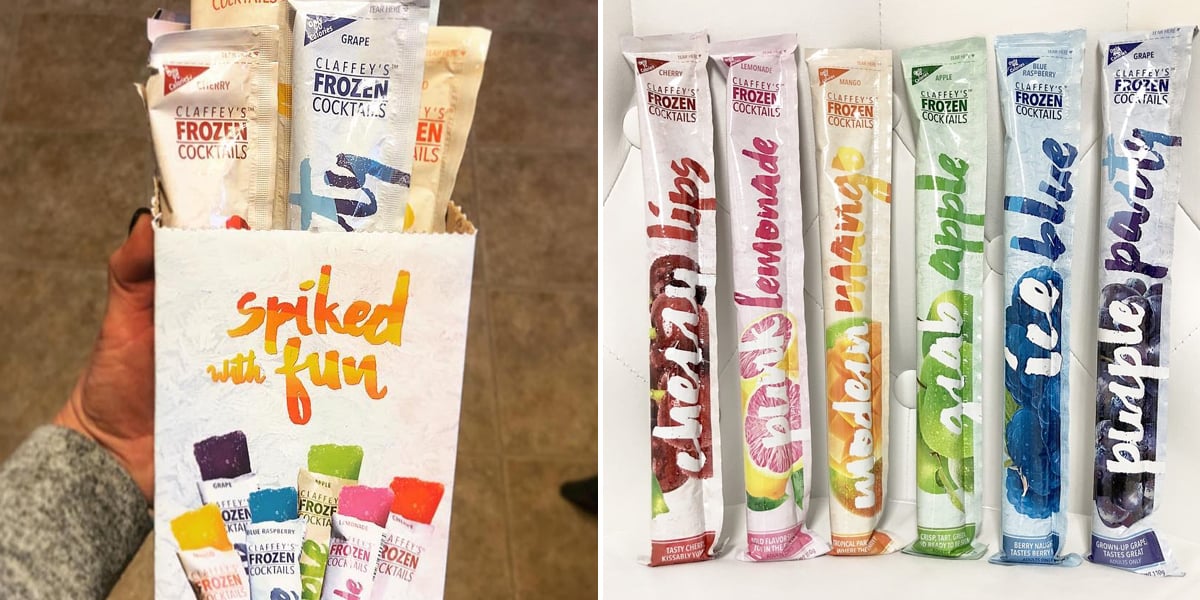 Claffey's Frozen Cocktails Alcoholic Ice Pops at Costco | PS Food