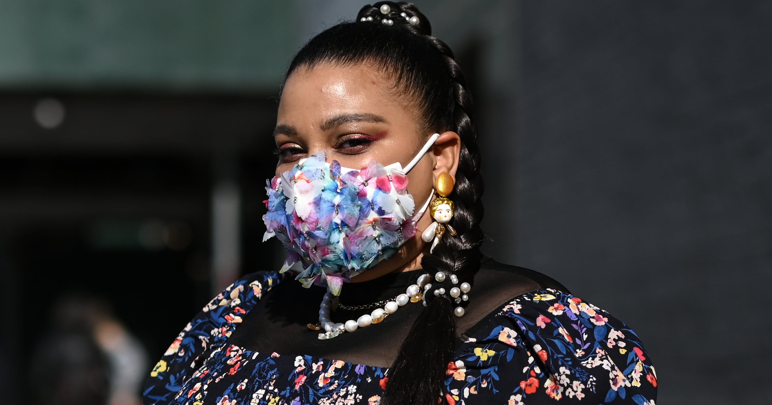 10 Street Style Outfits With Face Masks at Fashion Week | PS Fashion