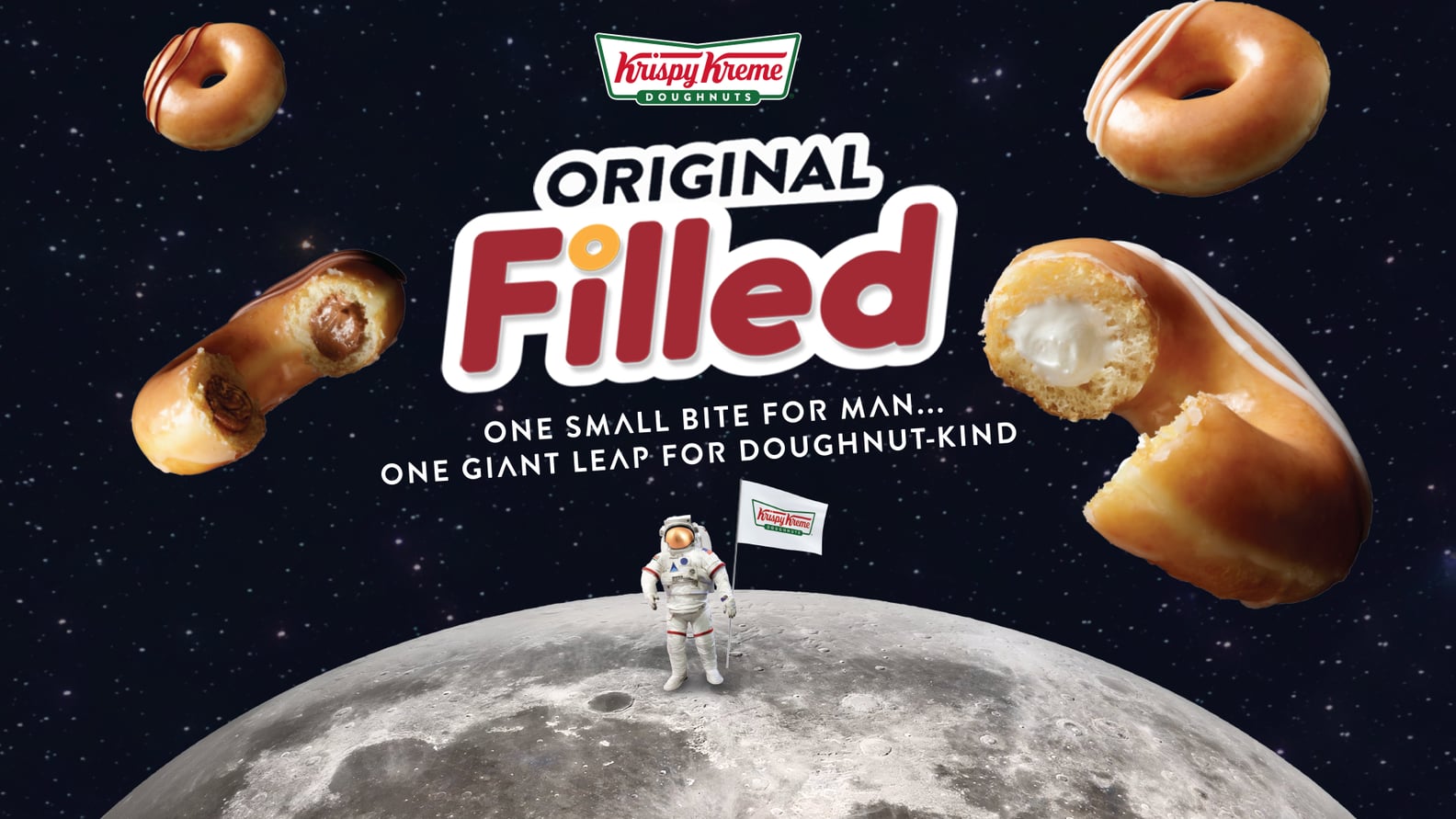 Krispy Kreme Glazed Cream-Filled Doughnuts 2019 | PS Food