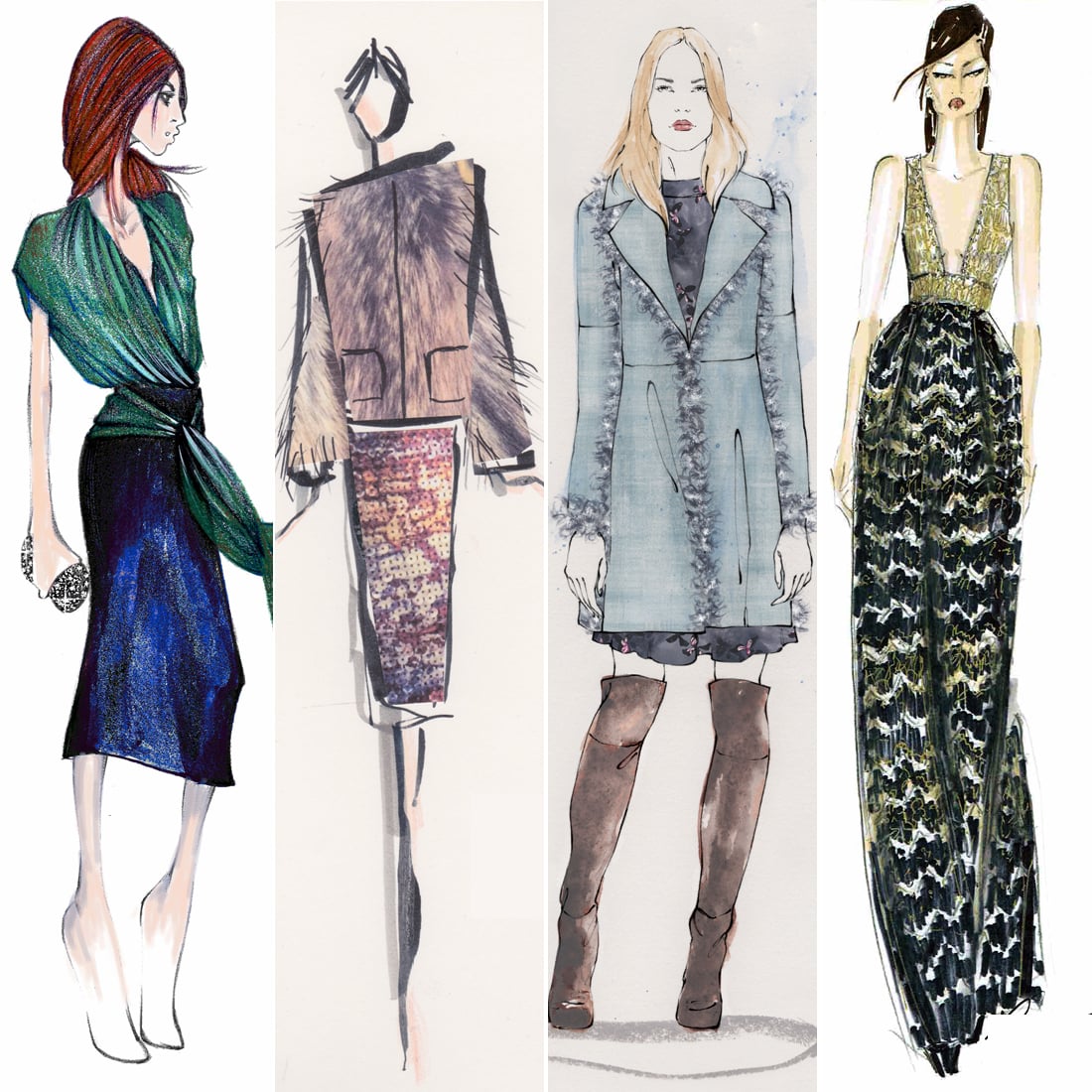 Designer Sketches From New York Fashion Week Fall 2015 | PS Fashion