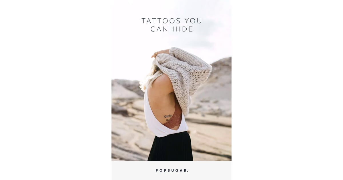 Tattoos You Can Hide Popsugar Beauty Photo 24