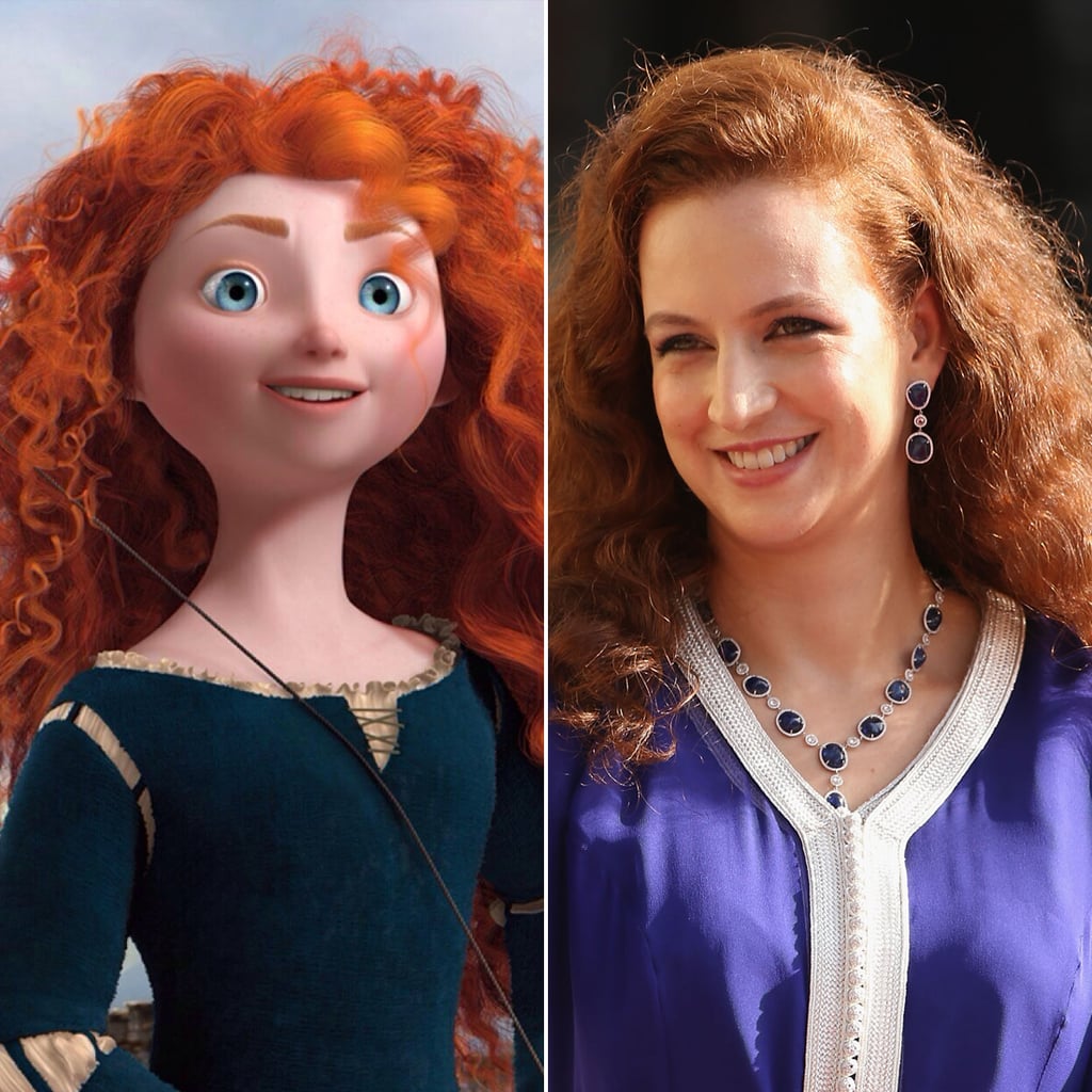 Princess Merida/Princess Lalla Salma of Morocco | Royals That Look Like ...