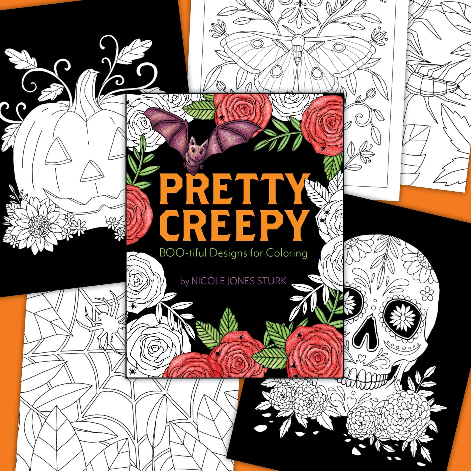 adult coloring book cute halloween pages for adults