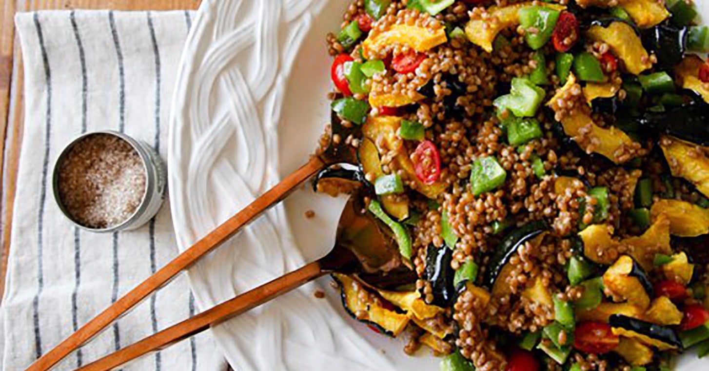 Wheat Berry Squash Salad | PS Fitness