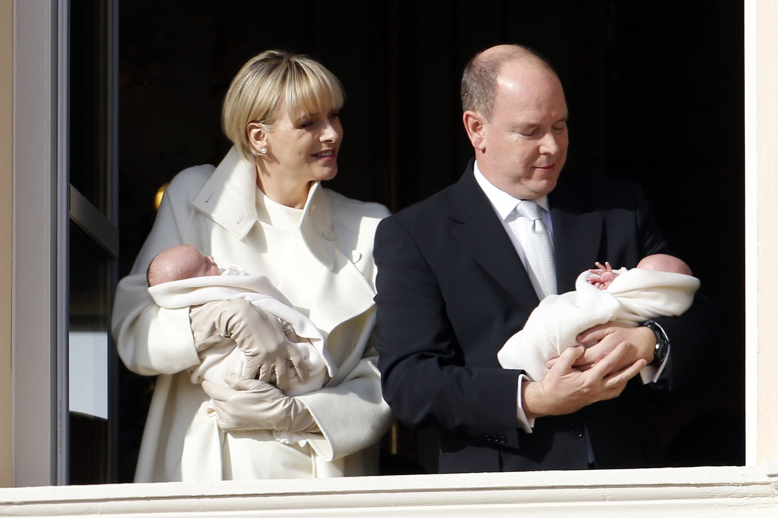 Monaco Royal Twins Are Presented January 2015 | Pictures | PS Celebrity