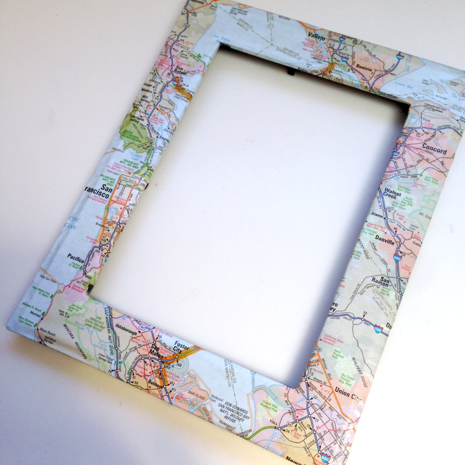 DIY Map Frame | PS Smart Living