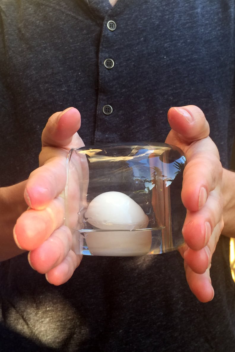 hard boiled egg shell removal hack