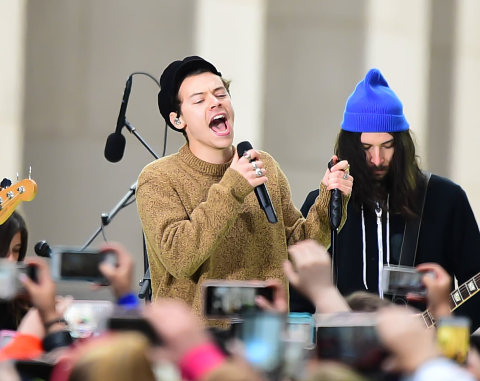 Harry Styles's Best Sweater and Sweater Vest Outfits | POPSUGAR Fashion