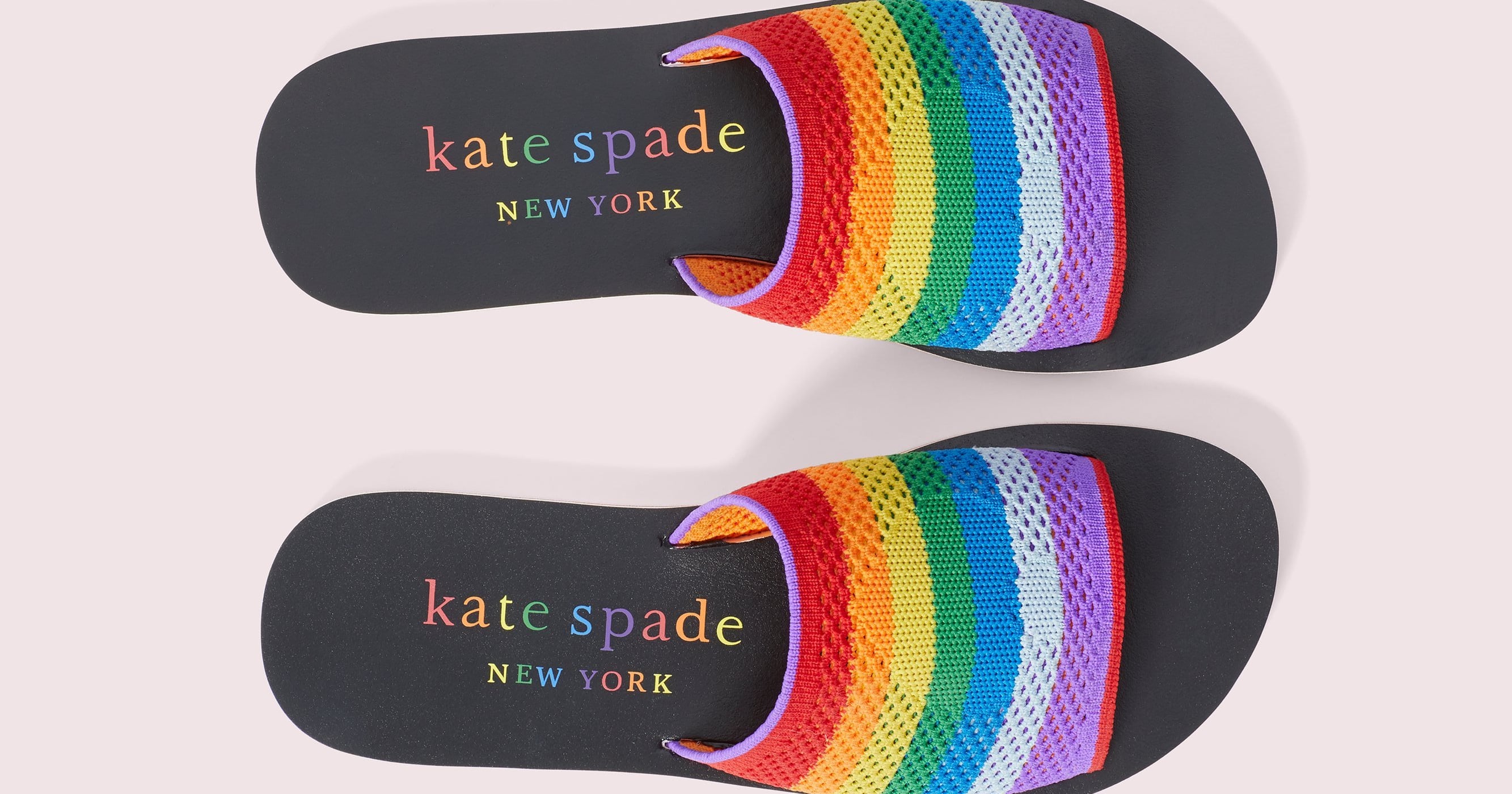 New Kate Spade Rainbow Slide Sandals 2020 | POPSUGAR Fashion