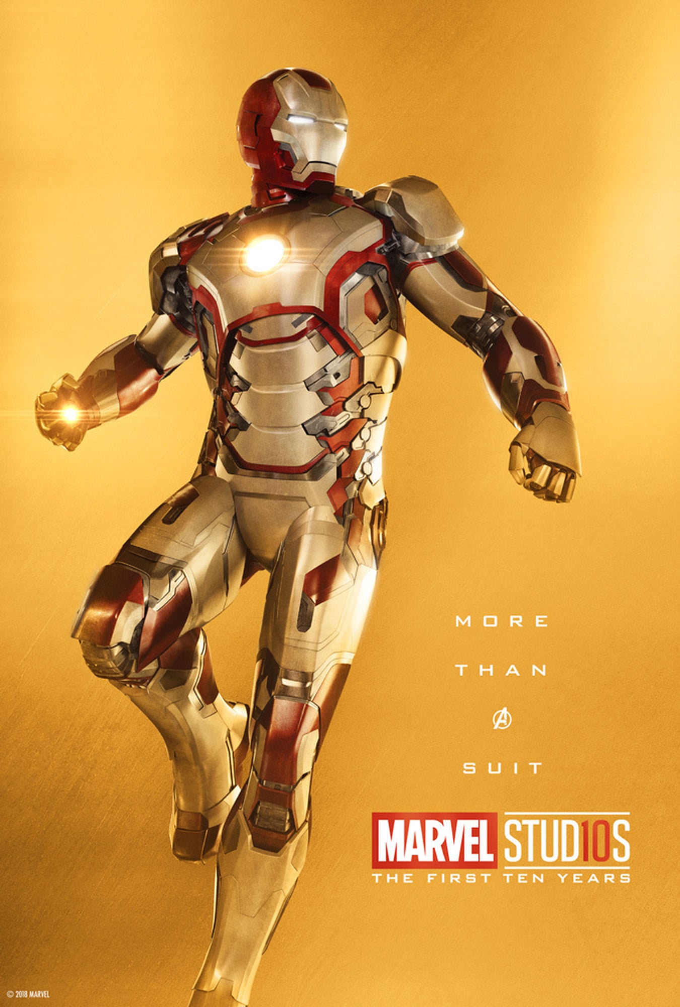 Marvel Studios Celebrating 10th Anniversary Posters | PS Entertainment
