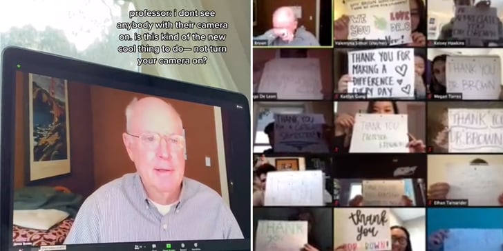 Watch Students Surprise Their Professor on Zoom Call | POPSUGAR Family