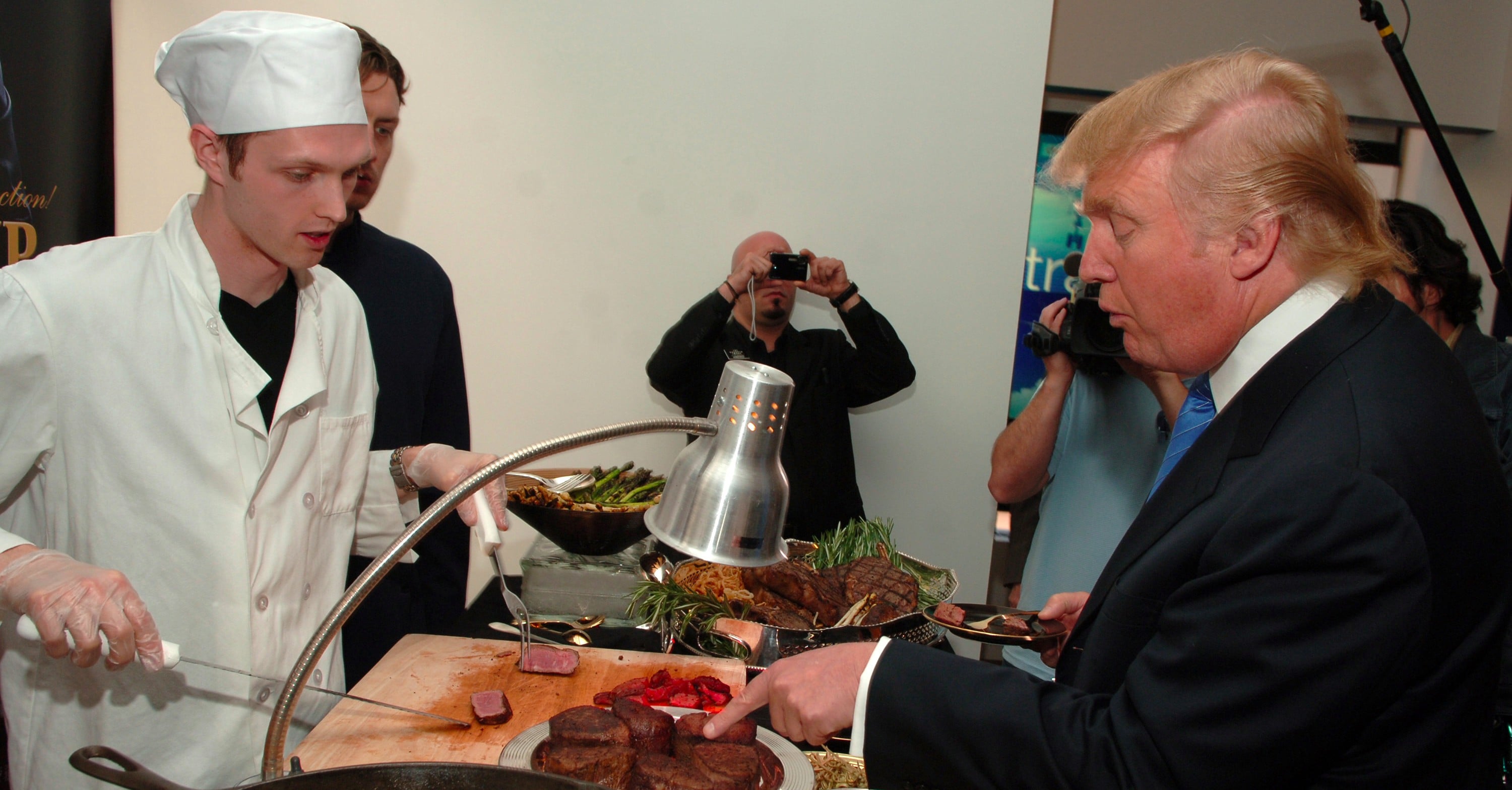 Donald Trump Served Steak and Ketchup in Saudi Arabia | POPSUGAR Food