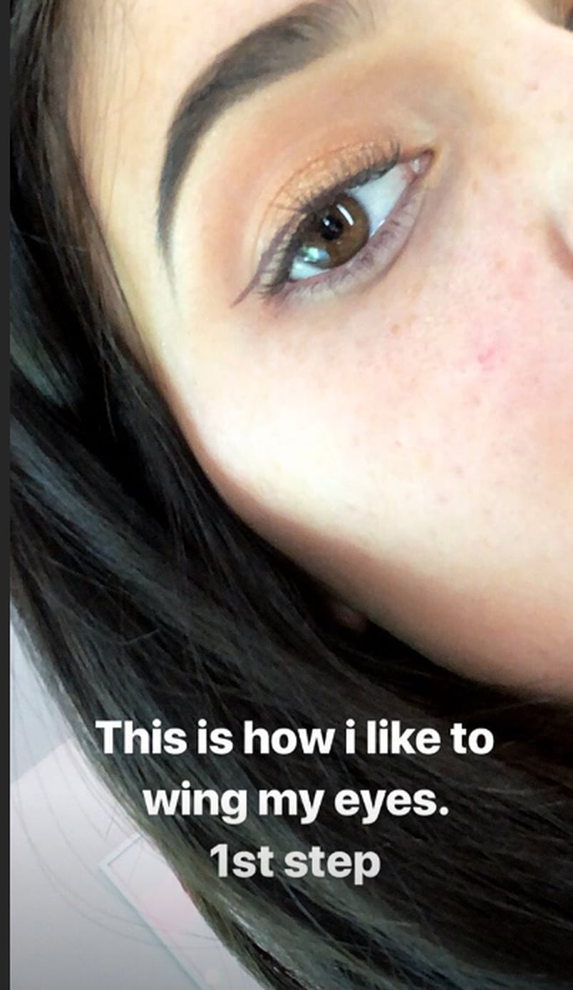 Kylie Jenner Eyeliner Tutorial On Instagram Stories Popsugar Beauty