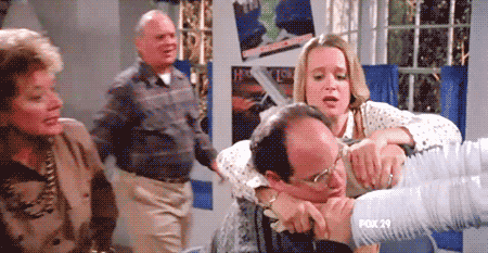 When George Gets Strangled | Seinfeld GIFs | POPSUGAR Entertainment ...