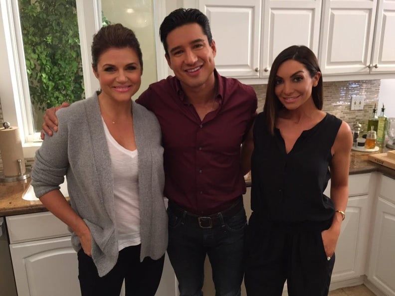 Mario Lopez and Tiffani Thiessen Twitter Picture 2014 | PS Celebrity