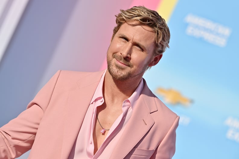 Ryan Gosling's E Necklace For Eva Mendes at Barbie Premiere | PS Fashion