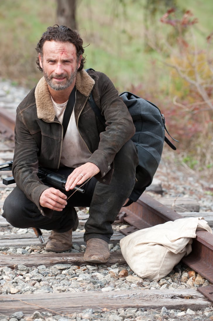 When He Looks Like He Got Run Over By A Train An Extremely Sexy Train The Walking Dead