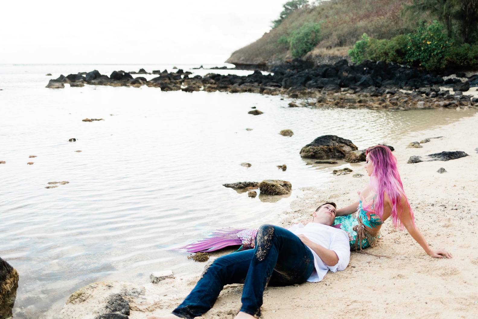A Couple's Sexy Mermaid-Themed Photo Shoot | POPSUGAR Love & Sex