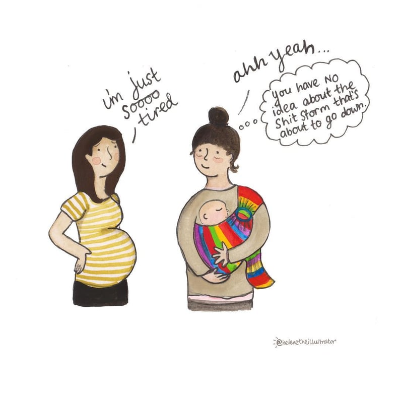 Mom Cartoons by Helene the Illustrator | PS Family