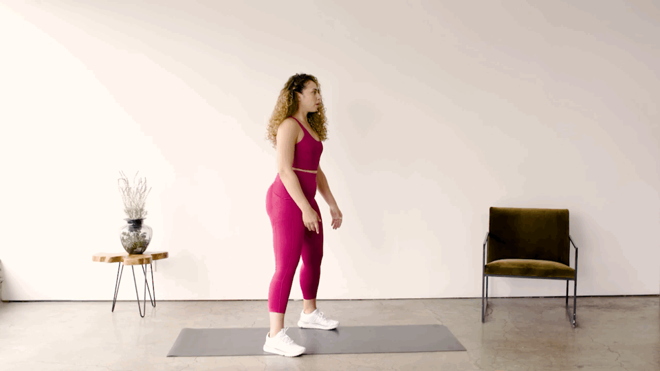 Toe Squat With Overhead Reach What Exercises Make My Butt Bigger? | PS