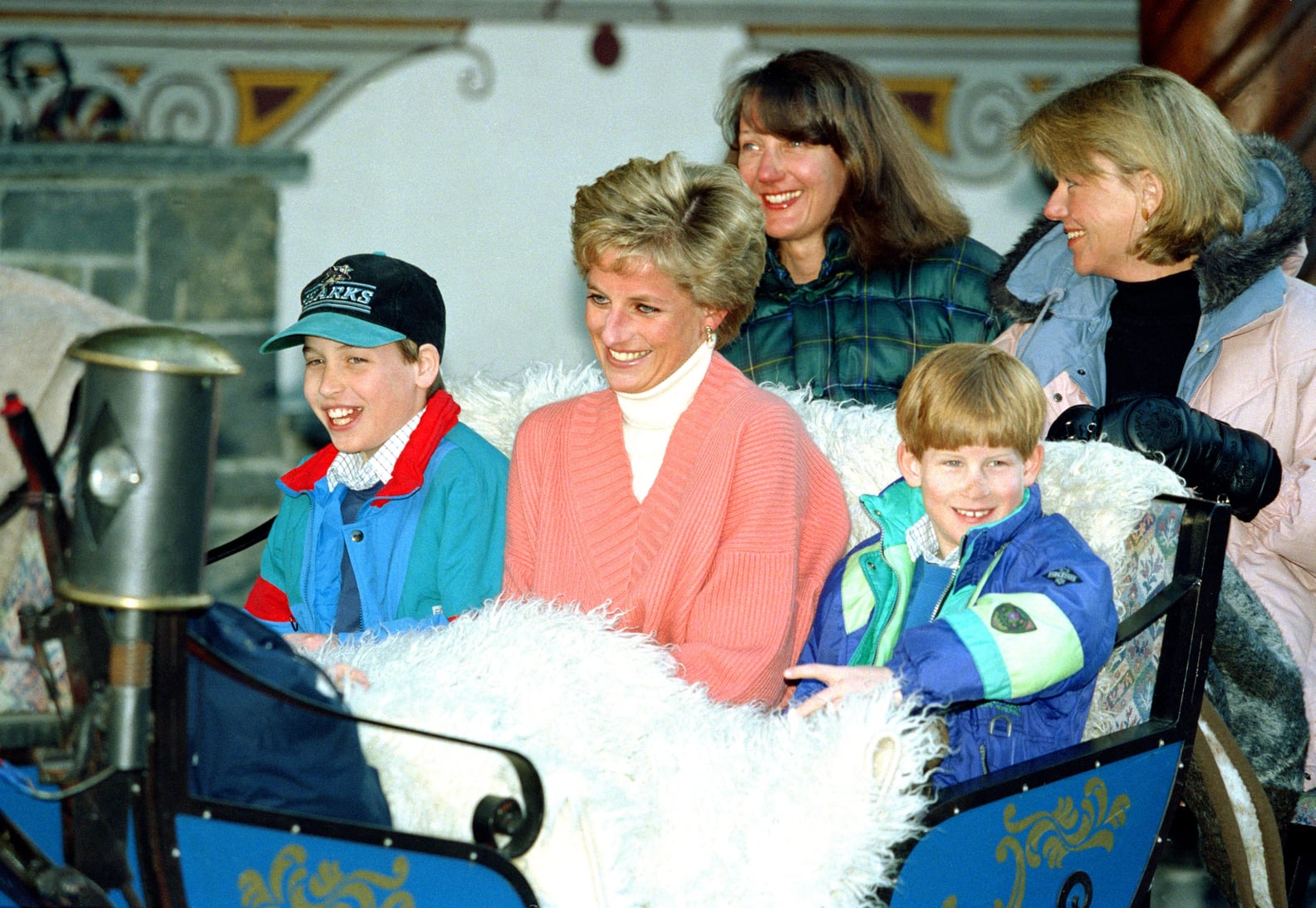 Princess Diana on Vacation With William and Harry Pictures | PS Celebrity