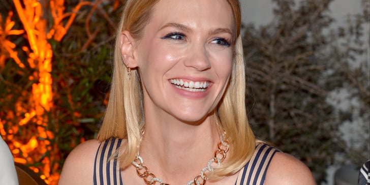 January Jones Pink Hair 2018 | POPSUGAR Beauty