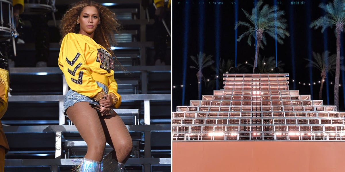Beyoncé's Coachella Pyramid Stage on Display April 2019 | PS Celebrity