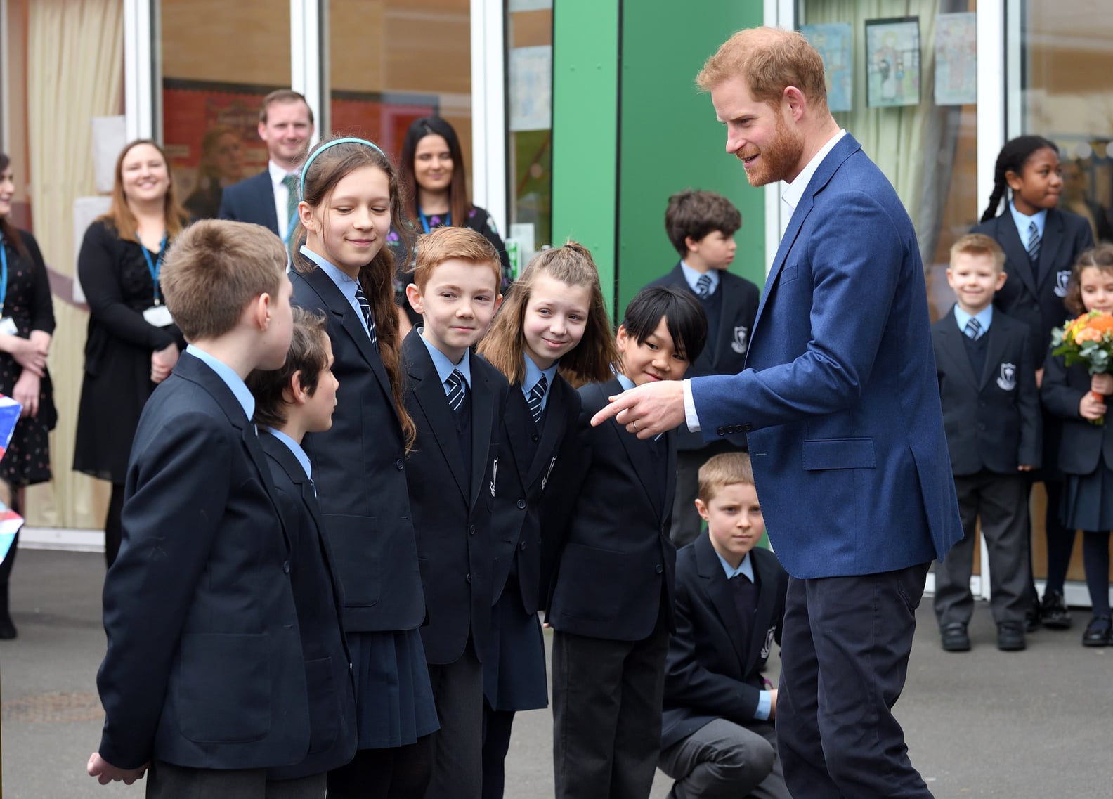 Prince Harry at St. Vincent's Catholic Primary School 2019 | PS Celebrity