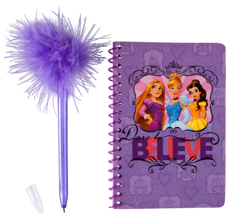 Disney Princess Notebook With Marabou Pen | Beauty and the Beast Party ...