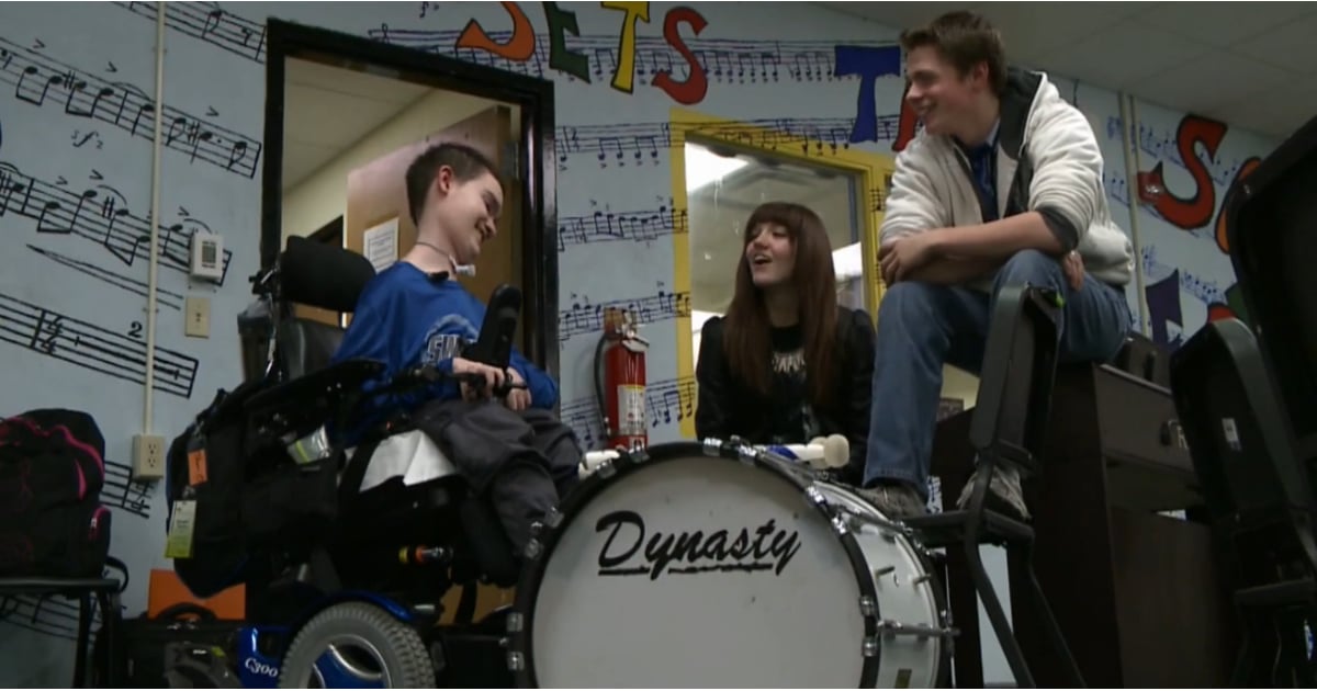 Disabled Band Student Uses App to Play Drums | POPSUGAR Family